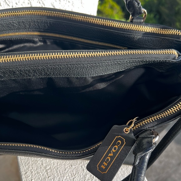 Coach | Bags | Coach Borough Computer Tote Black Lg | Poshmark